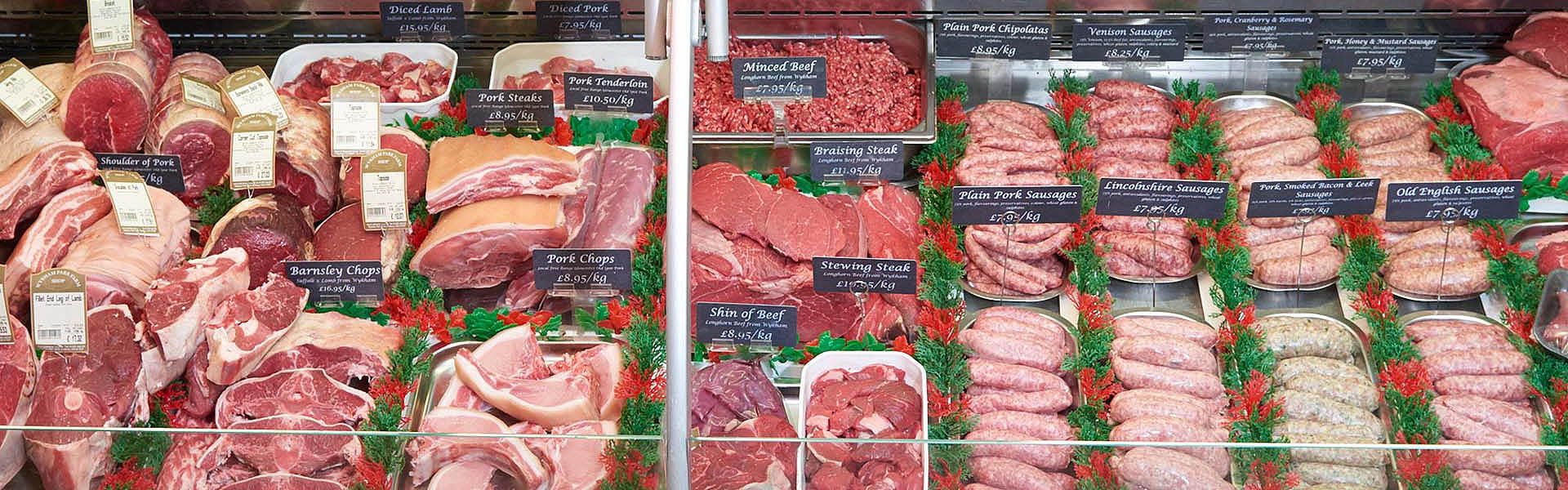 Wykham Park Farm Shop | The Butchery - Seasonal meats locally sourced